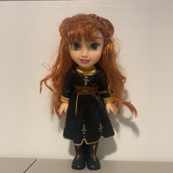 Disney | Toys | Disney Princess Anna Doll Frozen 2 Black Dress And ...